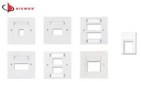 Siemon Cat 6 Single Faceplate +Modules - Mall+254