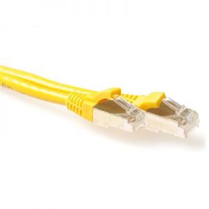 APS 0.5M F/UTP CAT 6A RJ45 Patchcord-Yellow - Mall+254