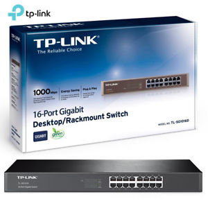 TP-Link TL-SG1016S 16-Port Gigabit Rackmount Switch