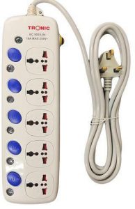 Tronic 5 Way Extension With 3 Meter Cable - Mall+254