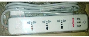 Tronic 3 Way Extension With USB - Mall+254